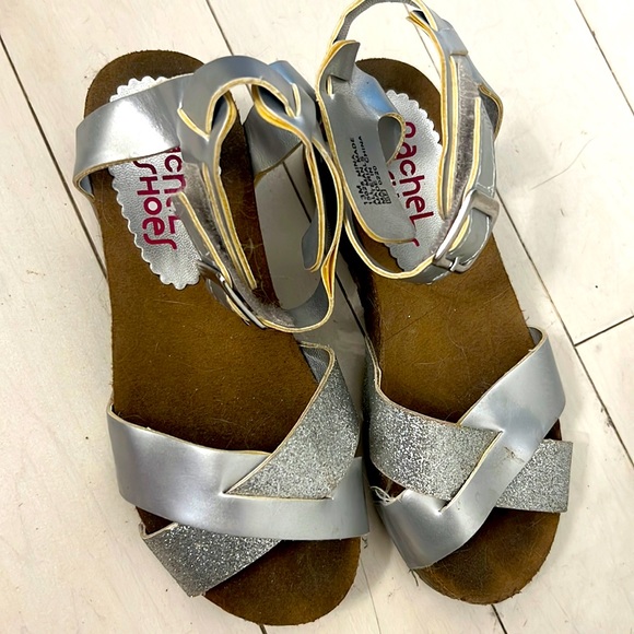 Rachel Shoes | Shoes | Rachel Shoes Velcro Ankle Strap Tiny Wedge ...